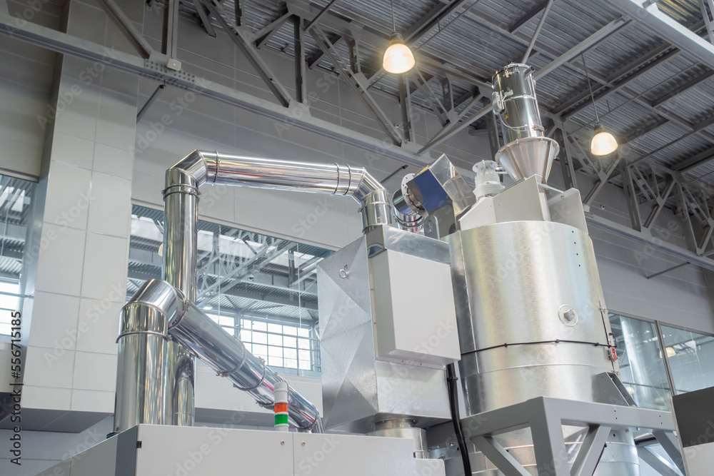 Parts of automatic injection molding machine - dryer heat hopper tank ...