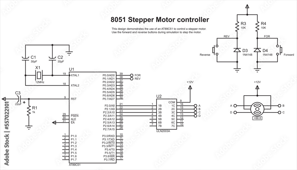 Vector schematic diagram of an electronic device. Design demonstrates ...