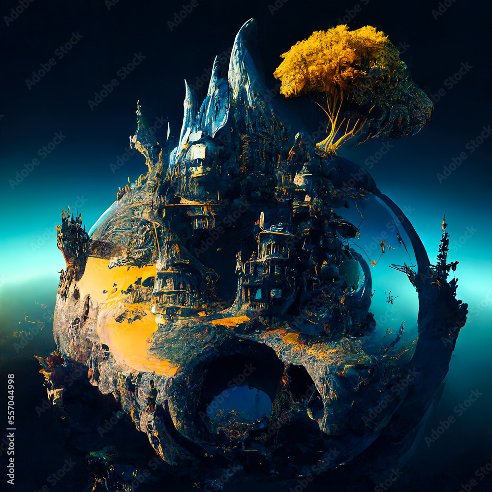 World Within A World 0001 Stock Illustration | Adobe Stock