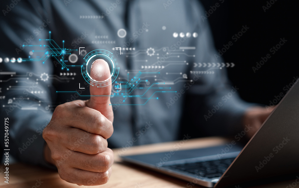 Futuristic digital processing of biometric identification fingerprint ...