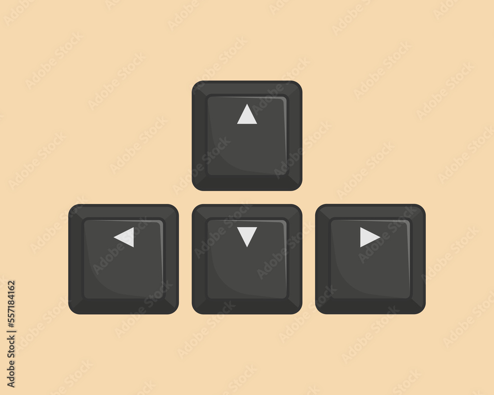 Cursor Key Arrangements The Four Cursor Keys Up Down Left And Right In The Cursor Key Zone