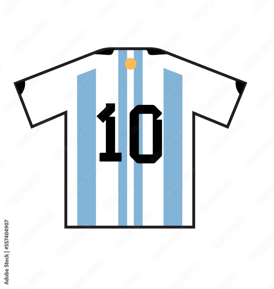 Camiseta selección argentina campeón del mundo. Número 10 (diez ...