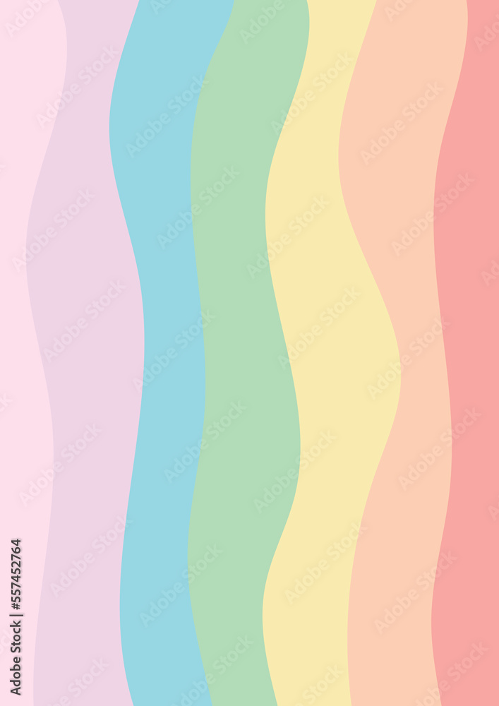 Imagen rectangular de forma vertical colo lineas curvas de colores ...