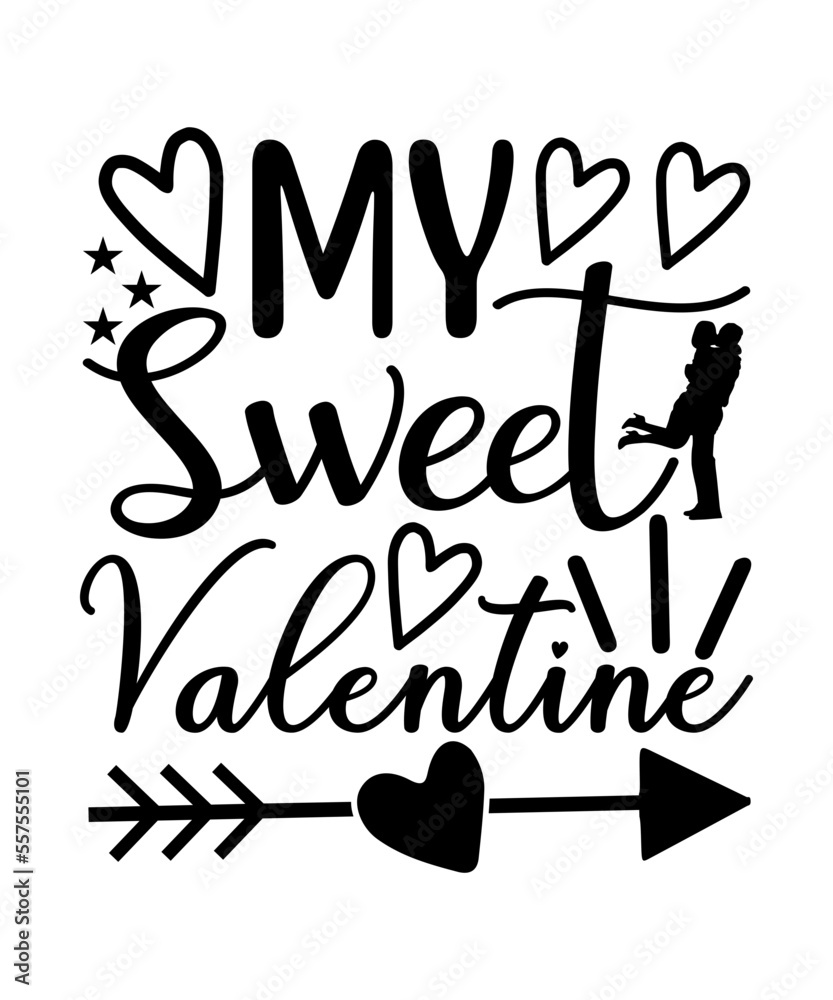 Image vectorielle Stock Valentine Svg Design, Valentine's Day SVG ...