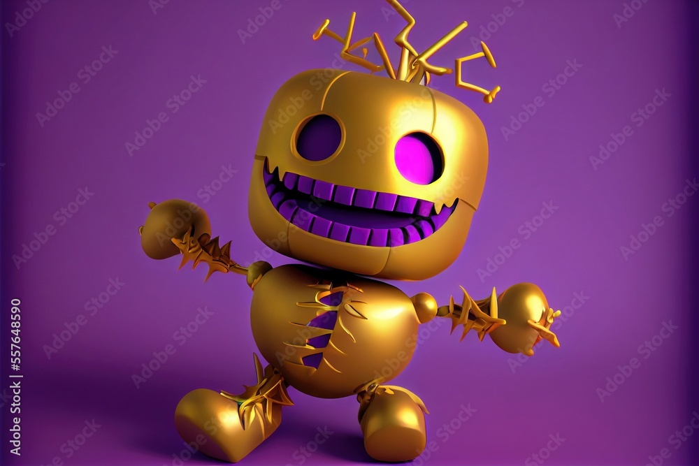 Ilustración de Stock Voodoo Doll - A modern voodoo doll created in a ...