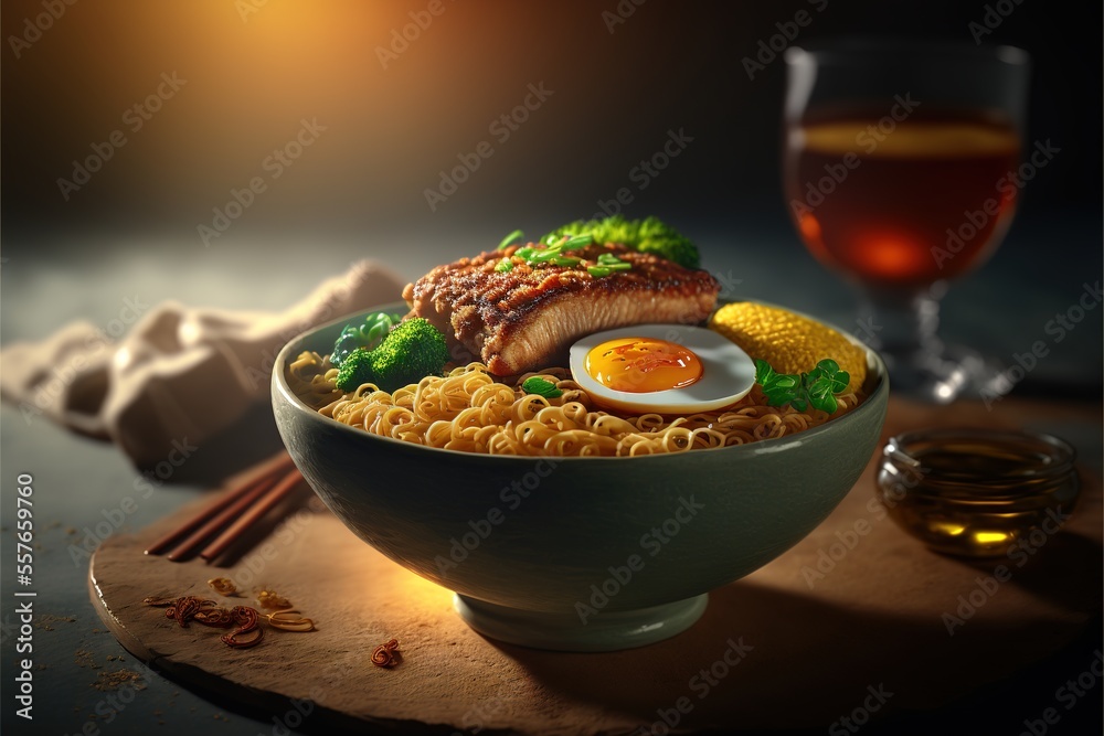 "Indomie: A Delicious Food Photography Illustration of Indomie Noodles ...