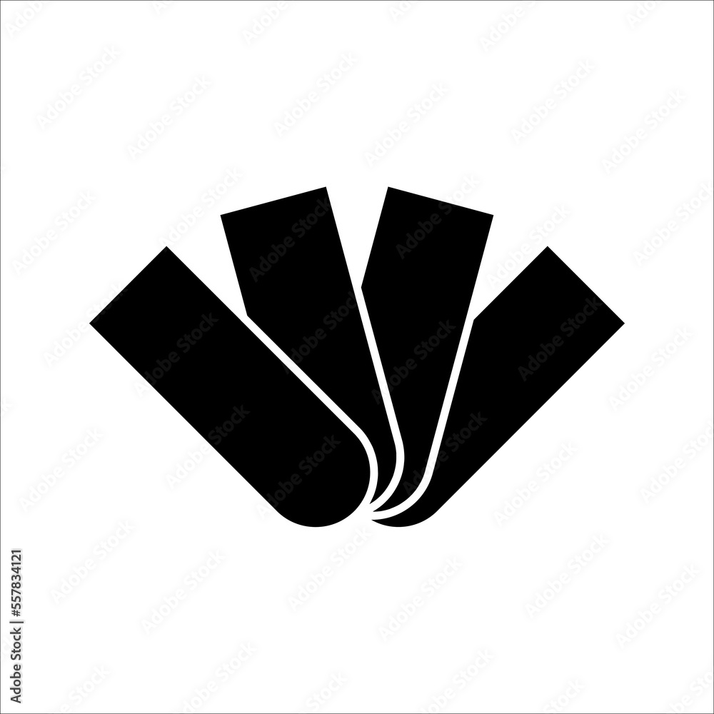 Pantone icon. color palette guide, colour swatch. vector illustration ...