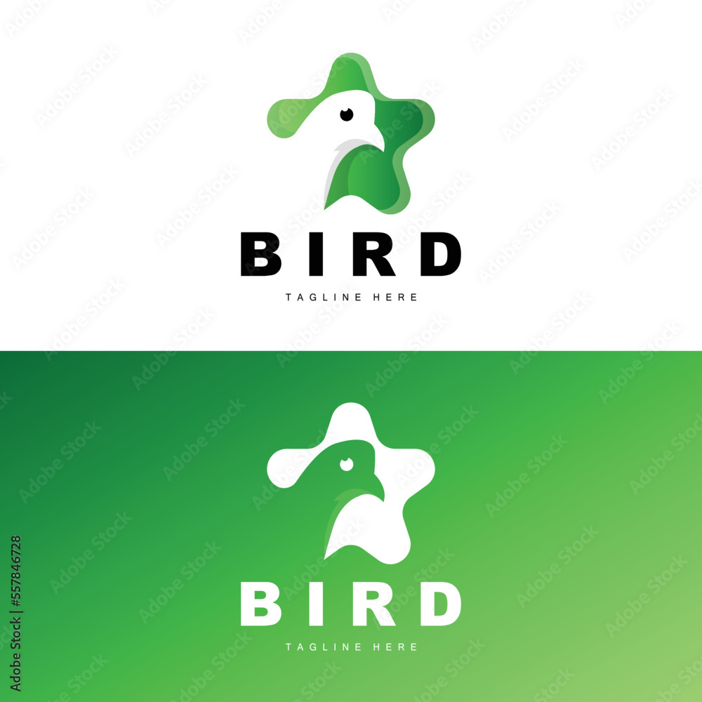 Bird Logo, Bird Wings Vector, Minimalist Design, For Product Branding ...