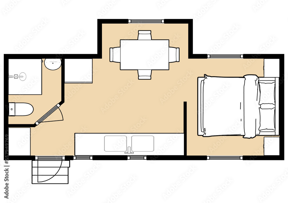 Travel trailer floor plans. Popular travel trailer floorplan. Floorplan ...