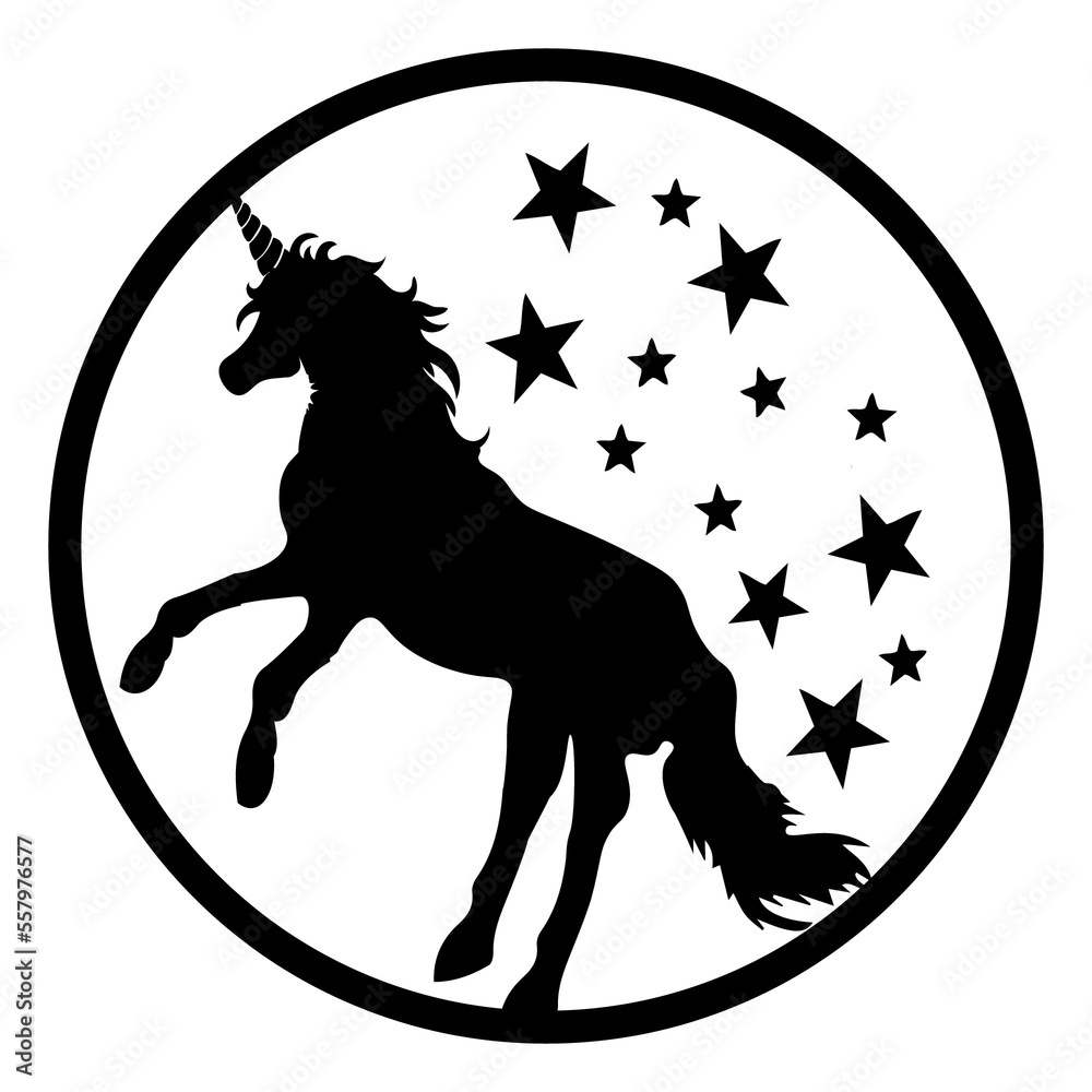 unicorn Name sign dxf svg, theme laser cut template, door or wall ...