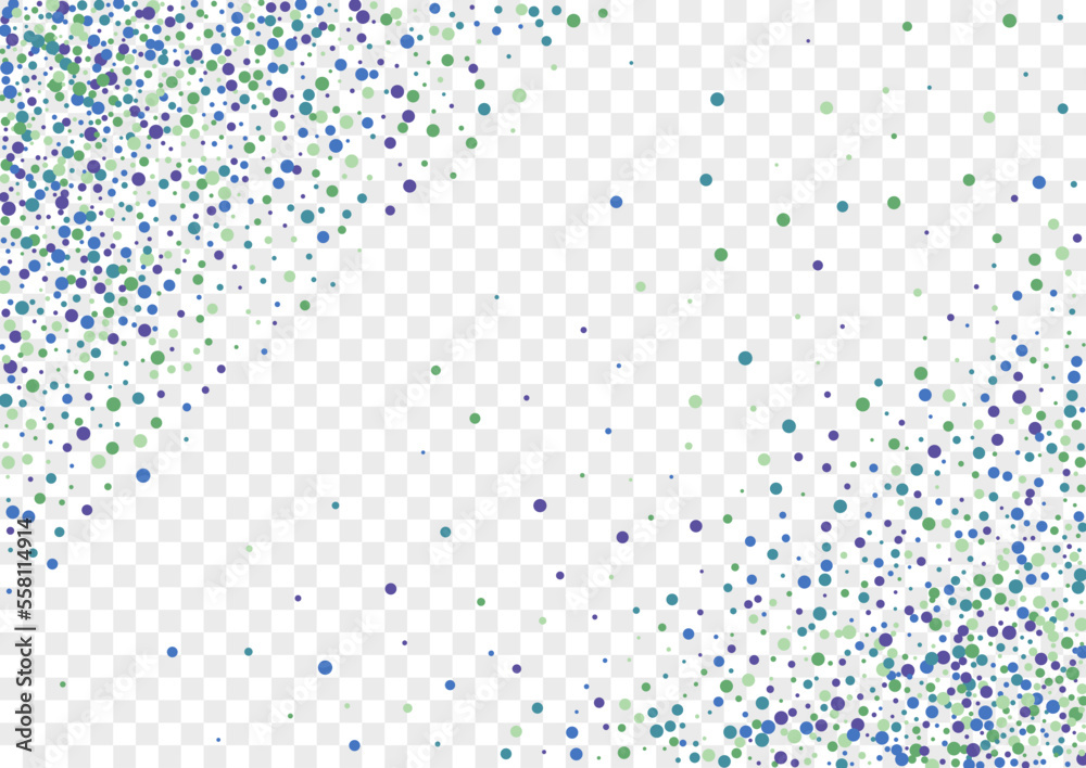 Colorful Dot Background Transparent Vector. Confetti Transparent ...