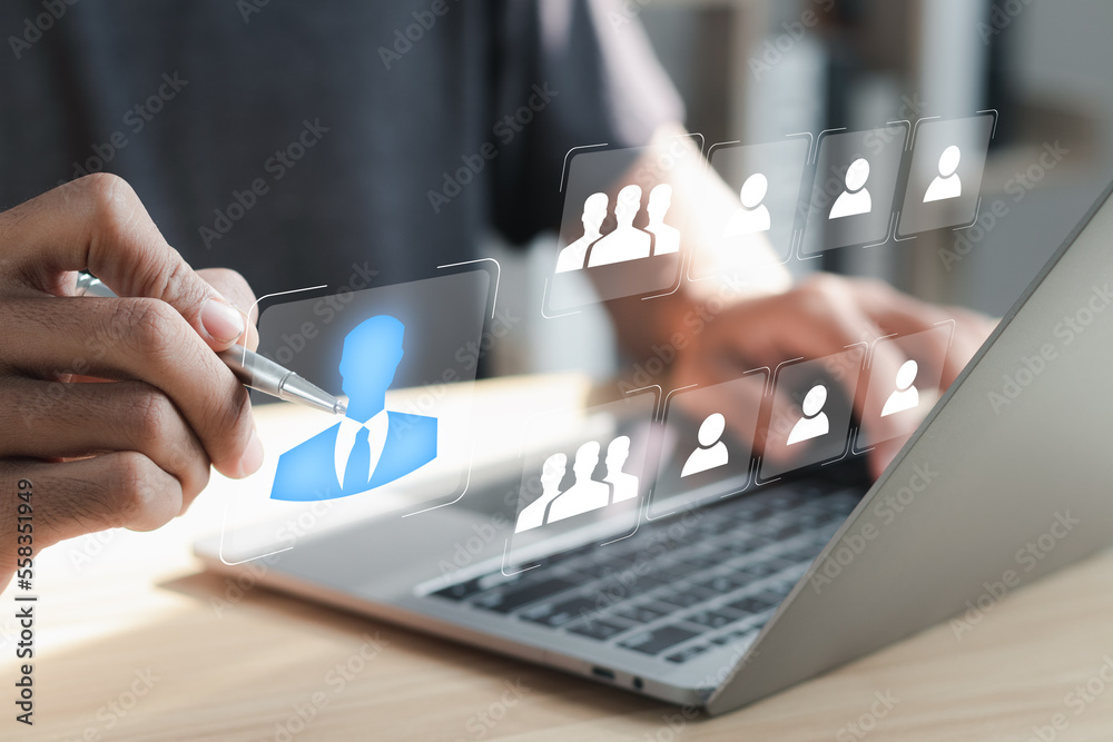 Business process and workflow automation with flowchart. Organization ...