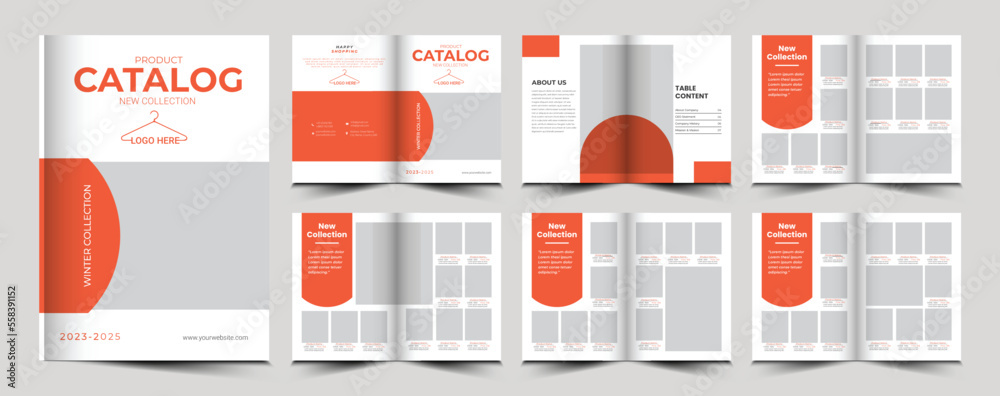 Product catalog or catalogue template design Stock Vector | Adobe Stock