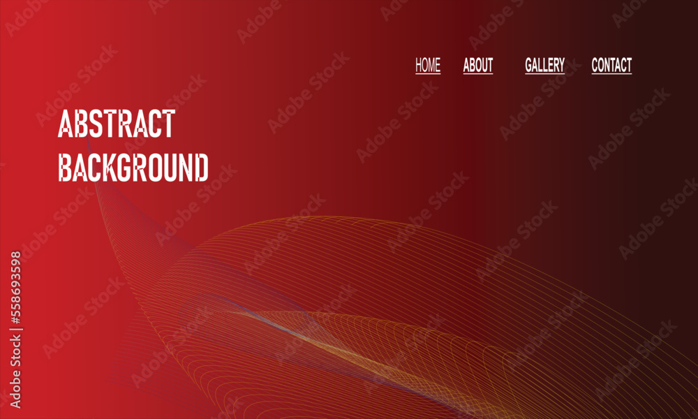 maroon background with yellow abstract wavy design with a blue gradient ...