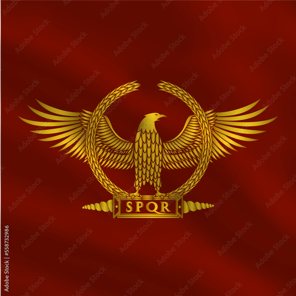 Roman Eagle Banner