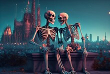 Skeleton Couple Free Stock Photo - Public Domain Pictures