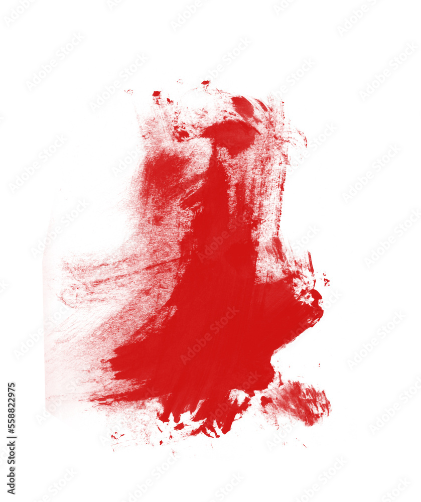 Blood splatter, horror background. Watercolor brush isolated on PNG ...