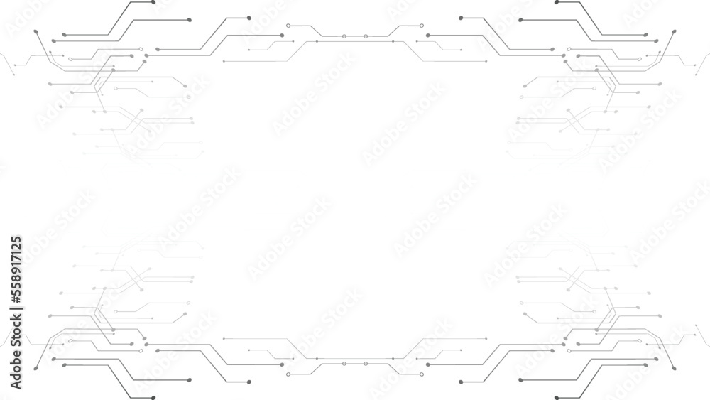 Gray and white technology background image Line design for ...