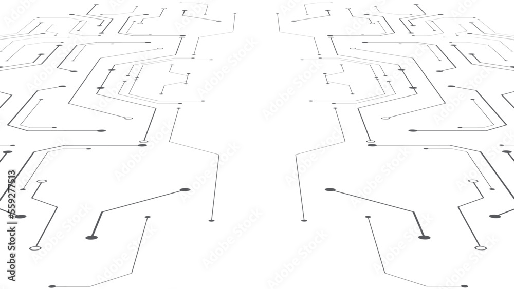 Gray and white technology background image Line design for ...