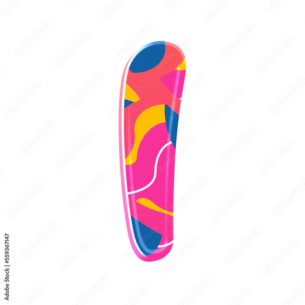 Colorful pink party alphabet set, includes font or letters in both ...