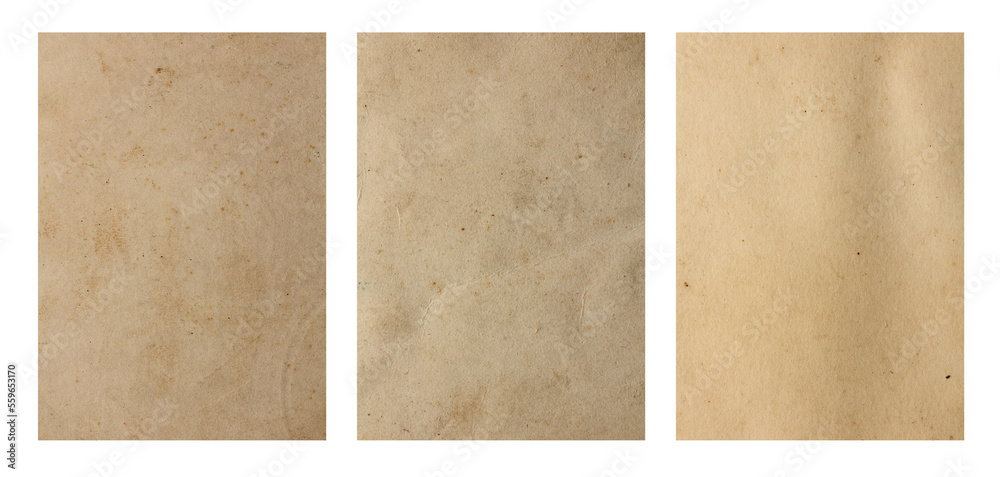 Vintage brown paper texture background. in A4 size for design work page ...