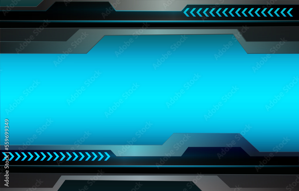 Abstract template technology style metallic texture with green color ...