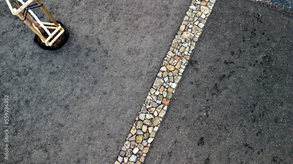 hand-stacked stone walls that you can find mostly in gardens and around ...