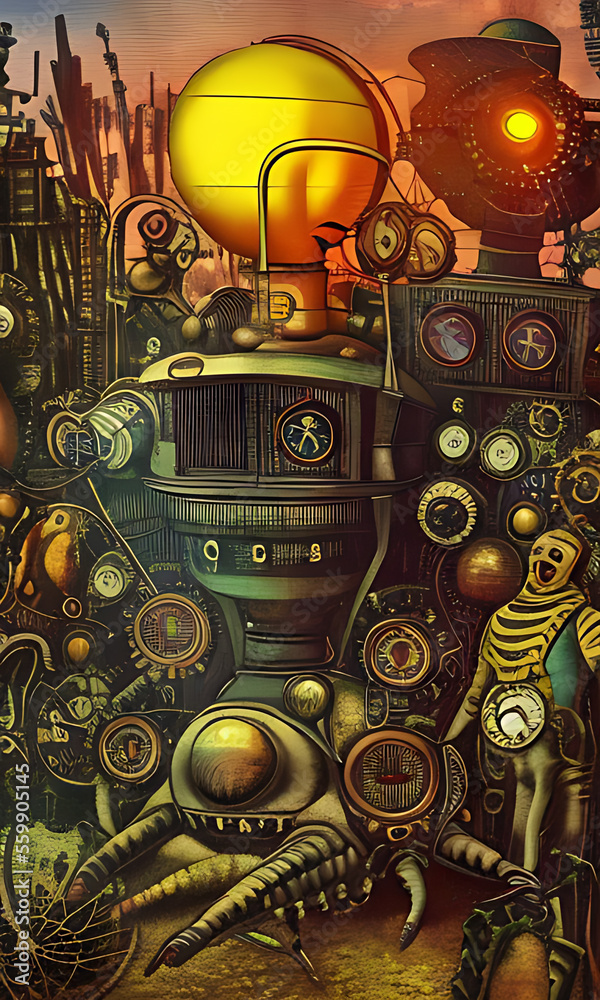 : Generative AI, weirdcore based vivid impact images depicting ...