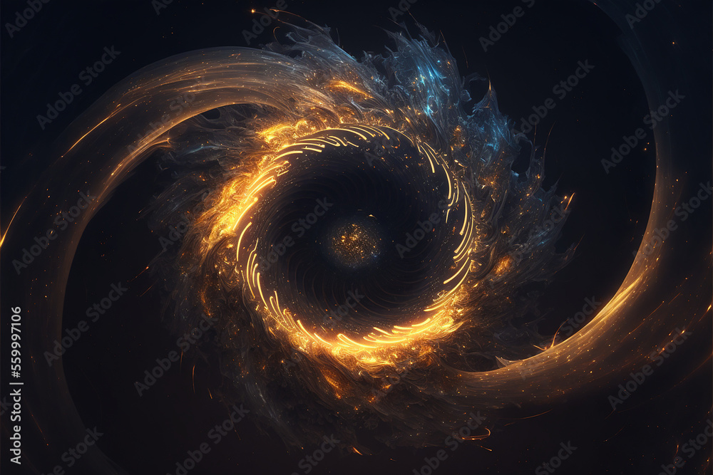 The motion of energy power explosion in the galaxy space. Wallpaper ...