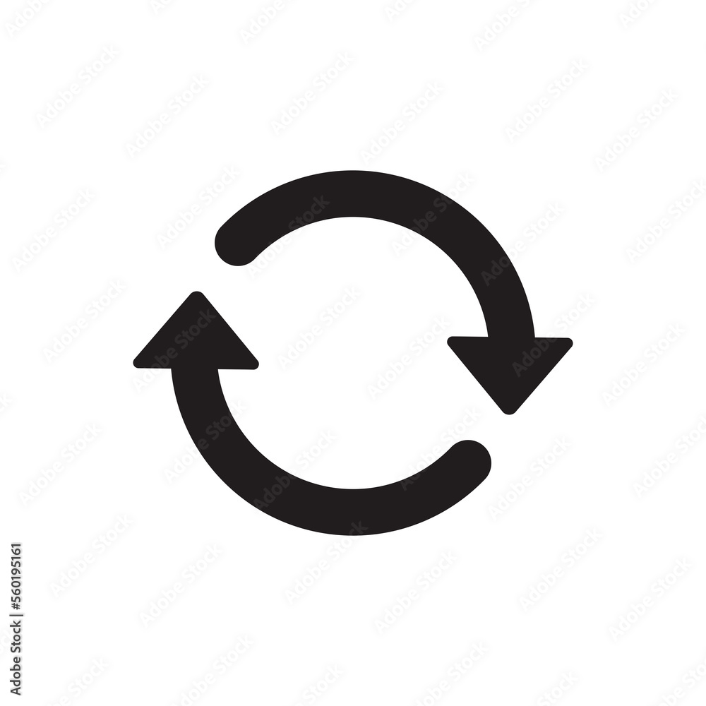 Recycle icon. Reusing symbol. Recycle sign Transparent background ...