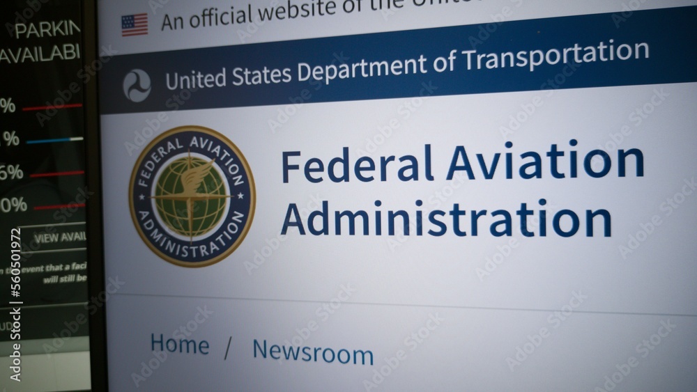 Foto de Stock The Federal Aviation Administration FAA logo and ...