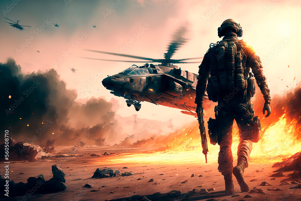 Military Tactical Special Squad Special Forces Unit, Equipped Armed ...