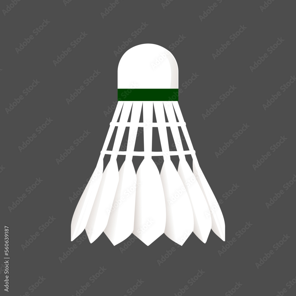 Badminton shuttlecock vector illustration Stock Vector | Adobe Stock