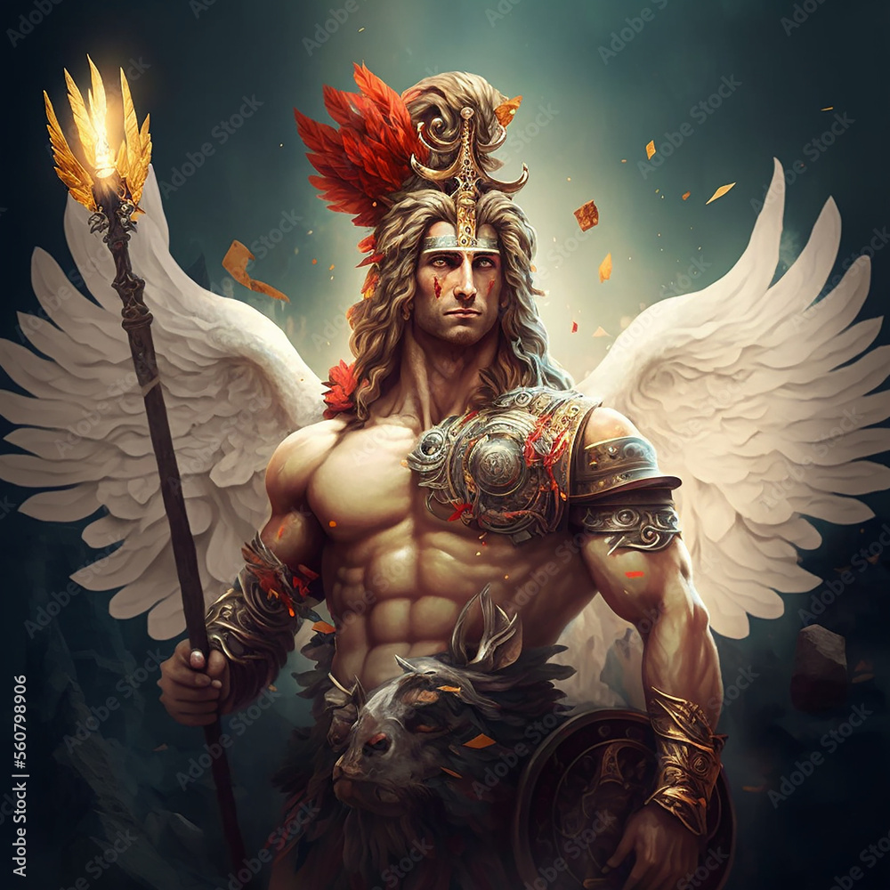 Ilustração Ancient greek god Apollo. Created with Generative AI ...