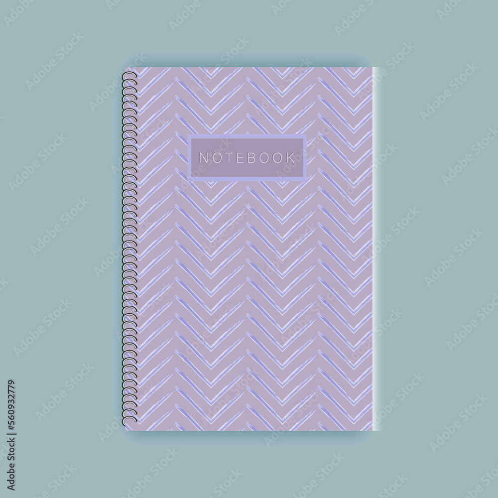 PURPLE Notebook Cover Design With Grey Color, notebook cover designs ...