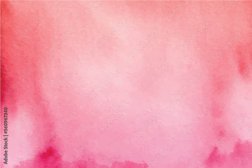 Pink and Red watercolor ombre background texture paper, Pink overlay ...