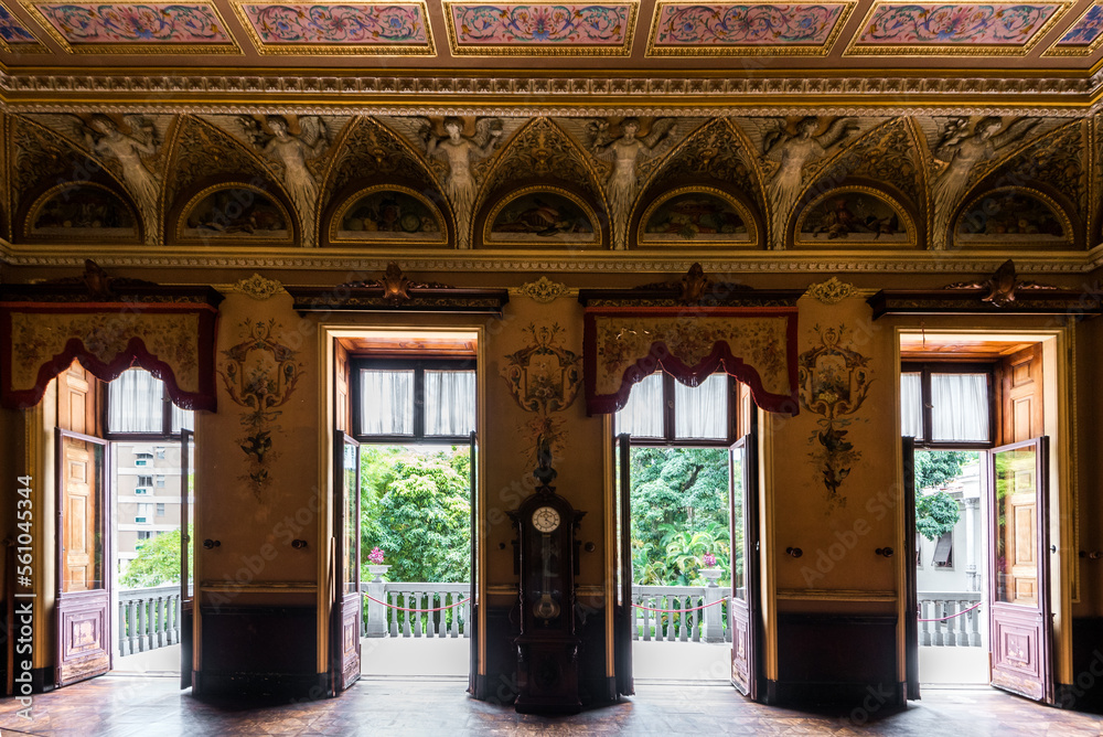 Rio de Janeiro, Brazil - January 3, 2023: Interior of Catete Palace ...