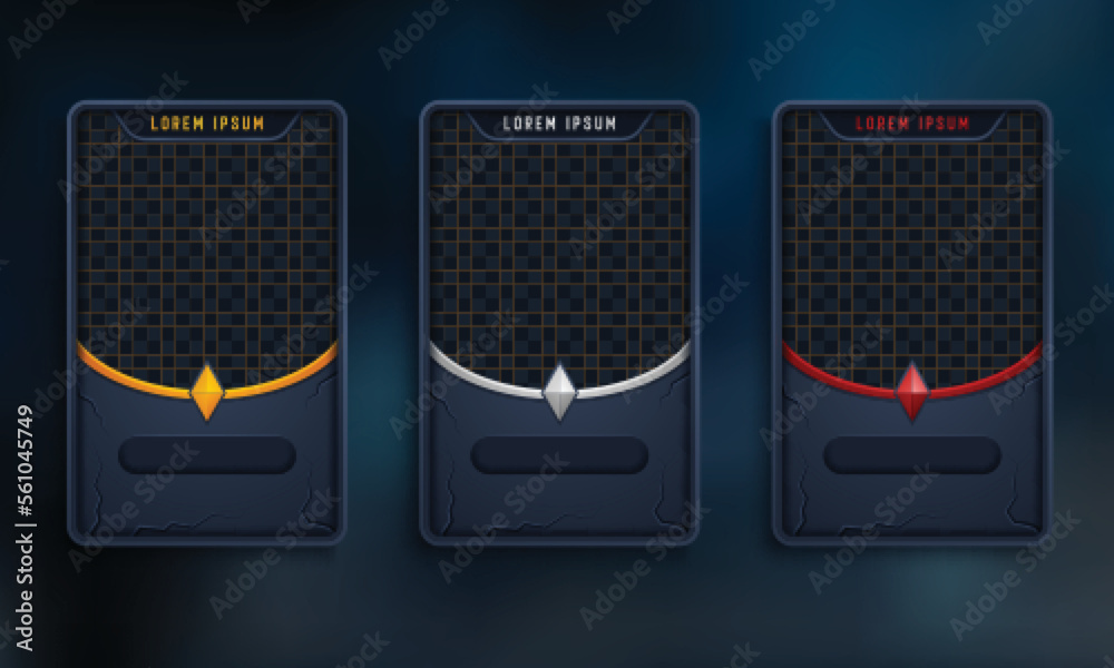 futuristic technology frames interface hud element design for ui games ...