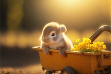 Sunflower Rabbit Free Stock Photo - Public Domain Pictures