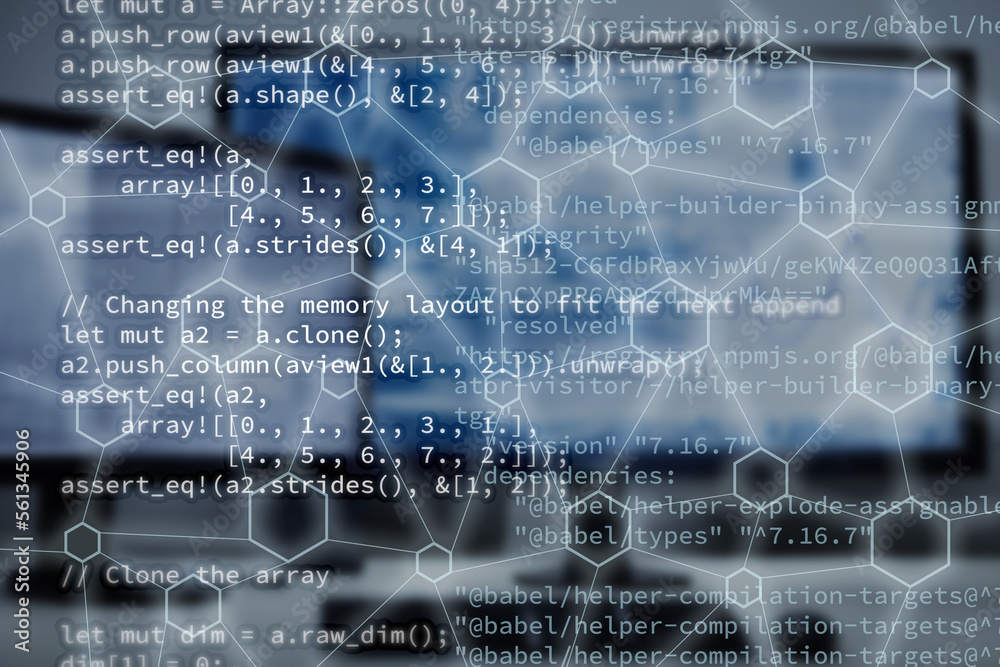 Código de programa de un programador como para una app como símbolo ...