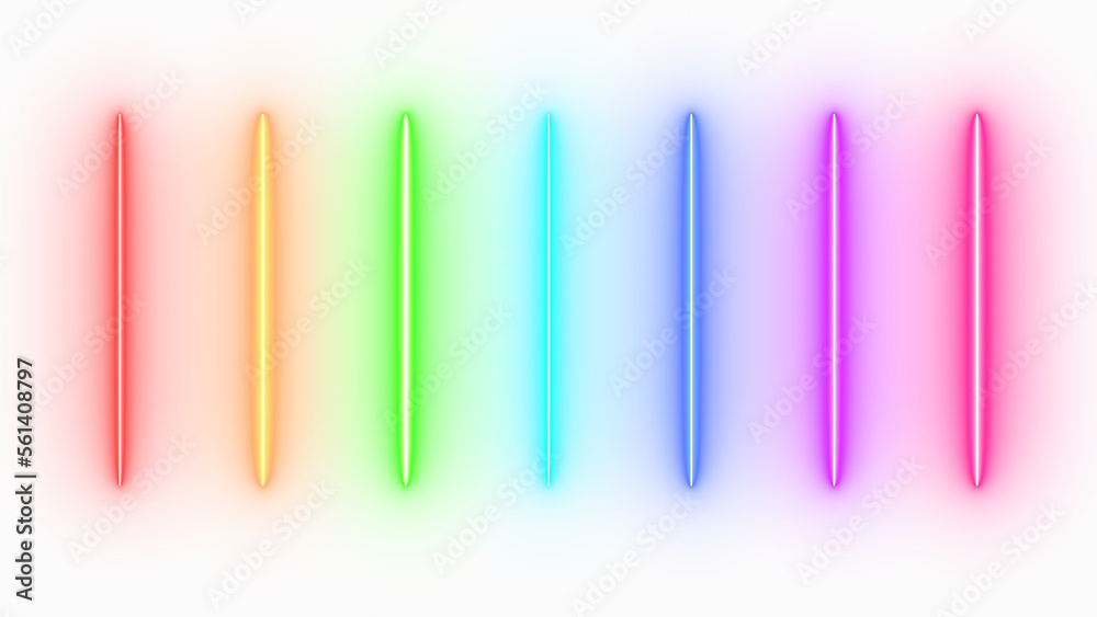 Colorful Flicker Neon Light Technology VJ Loop Dancing Stage Isolated ...