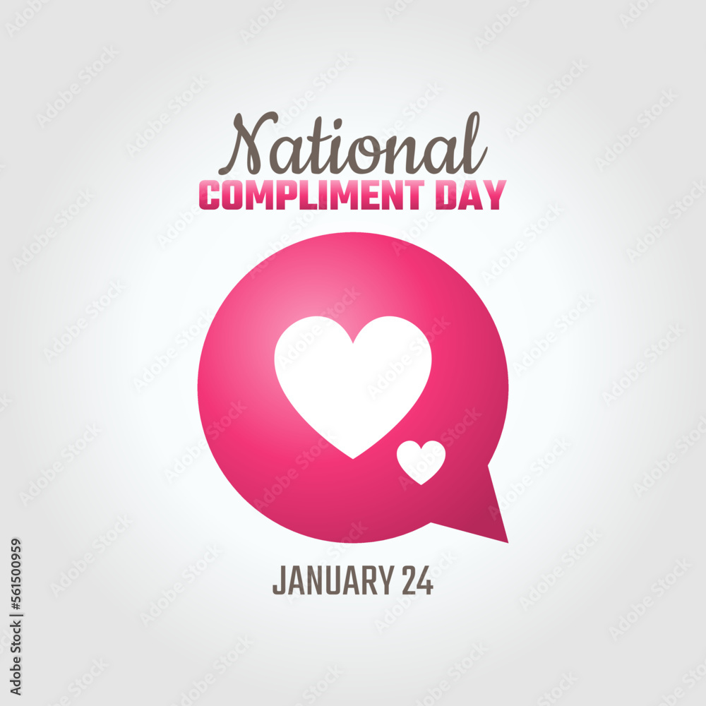 vector graphic of national compliment day good for national compliment ...
