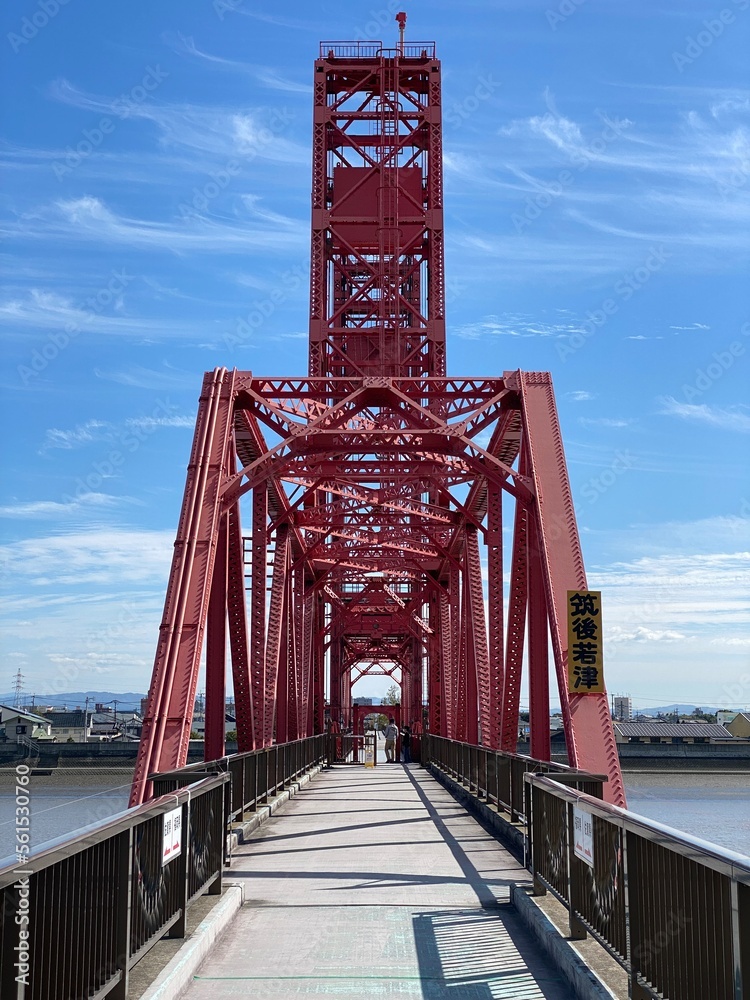 国鉄佐賀線 筑後川昇開橋 / Lift bridge of the JNR Saga Line across the Chikugo-gawa ...
