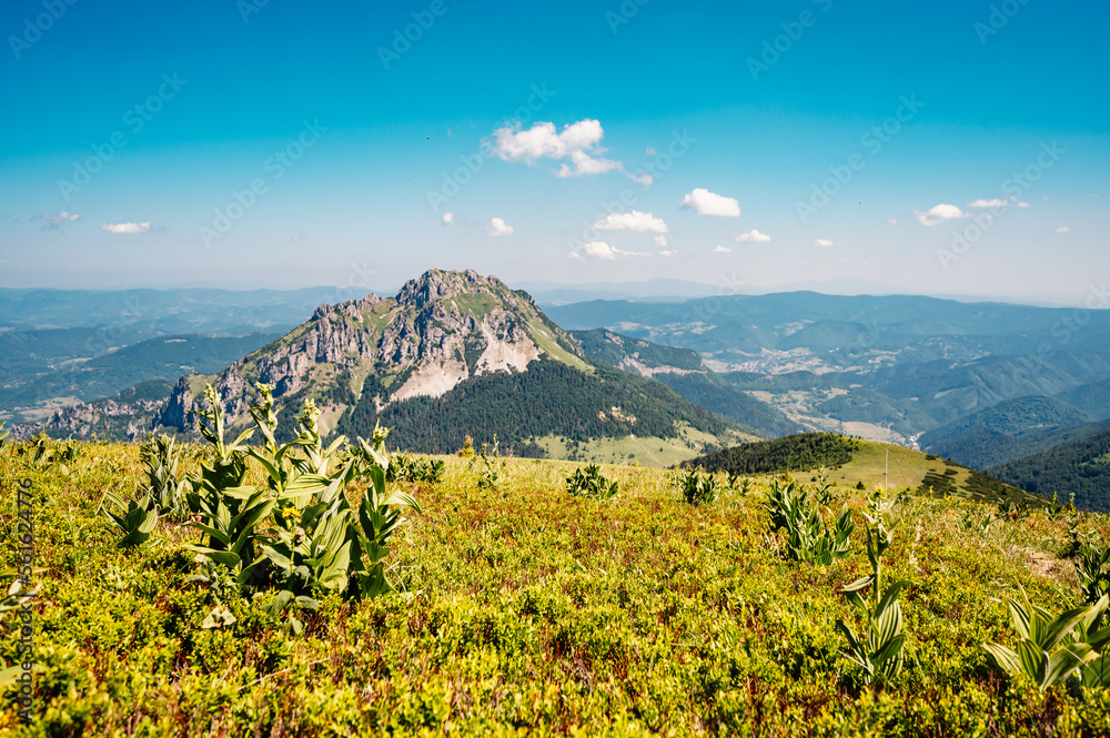 Ridge over the Slovakia mountains mala fatra. Hiking in Slovakia ...