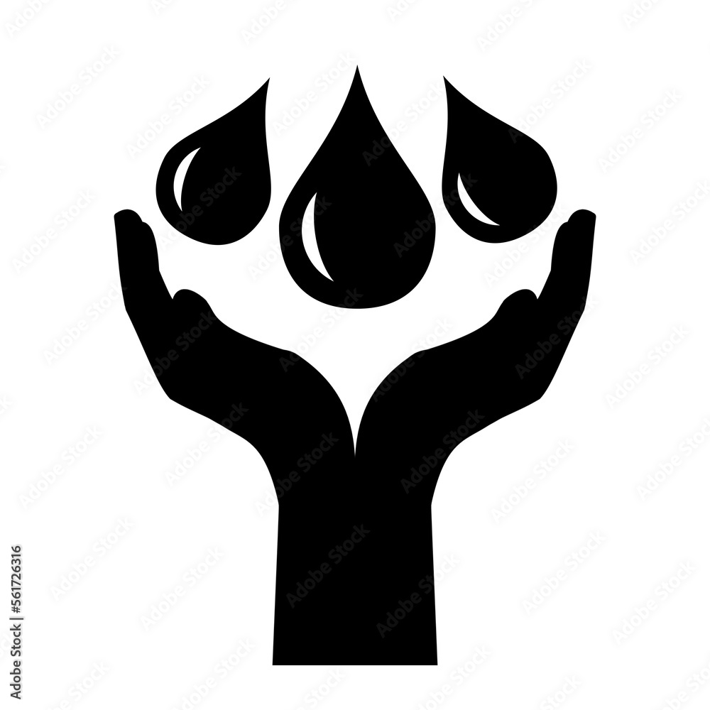 Save water icons png illustration used for designing and creativity ...