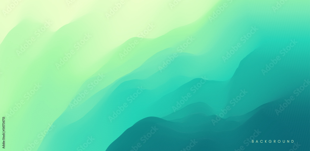 Blue abstract background. Water surface. Sky with clouds. Landscape ...