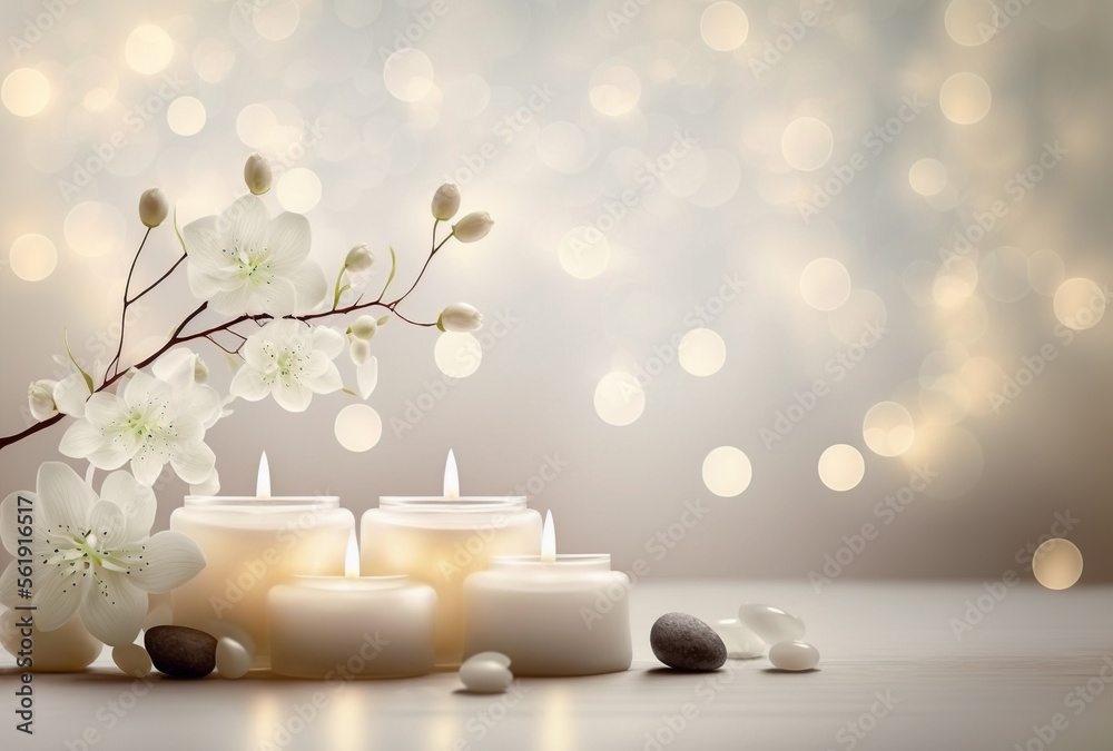 Beautiful spa composition background. Relax still life, spa wellness ...