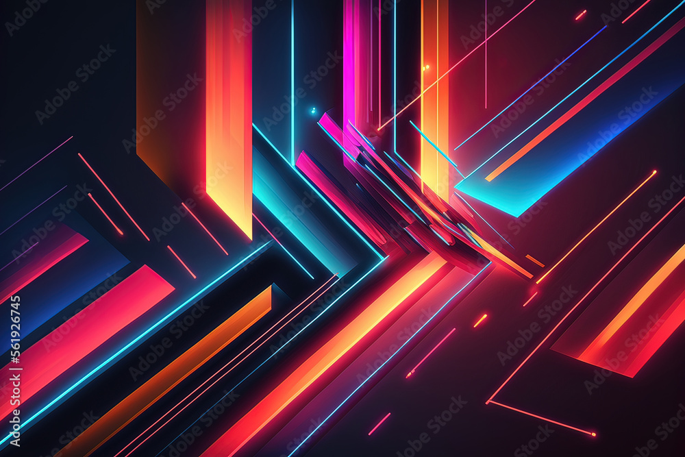 Abstract background with interlaced digital glitch and distortion ...