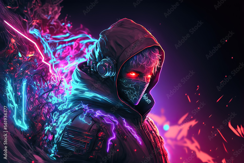 Unique wallpaper is the gamer of the future. Awesome picture of the ...