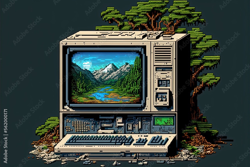 8 Bit Pixel Art Wallpaper